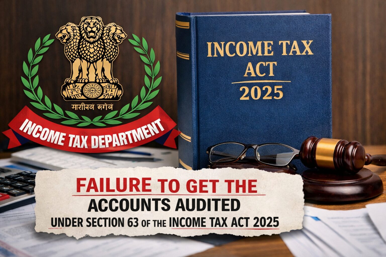 Failure to get the Accounts audited under section 63 of the Income Tax ...